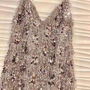 Zara | Dresses | Nwt Zara Sequin Fringe Party Dress | Poshmark